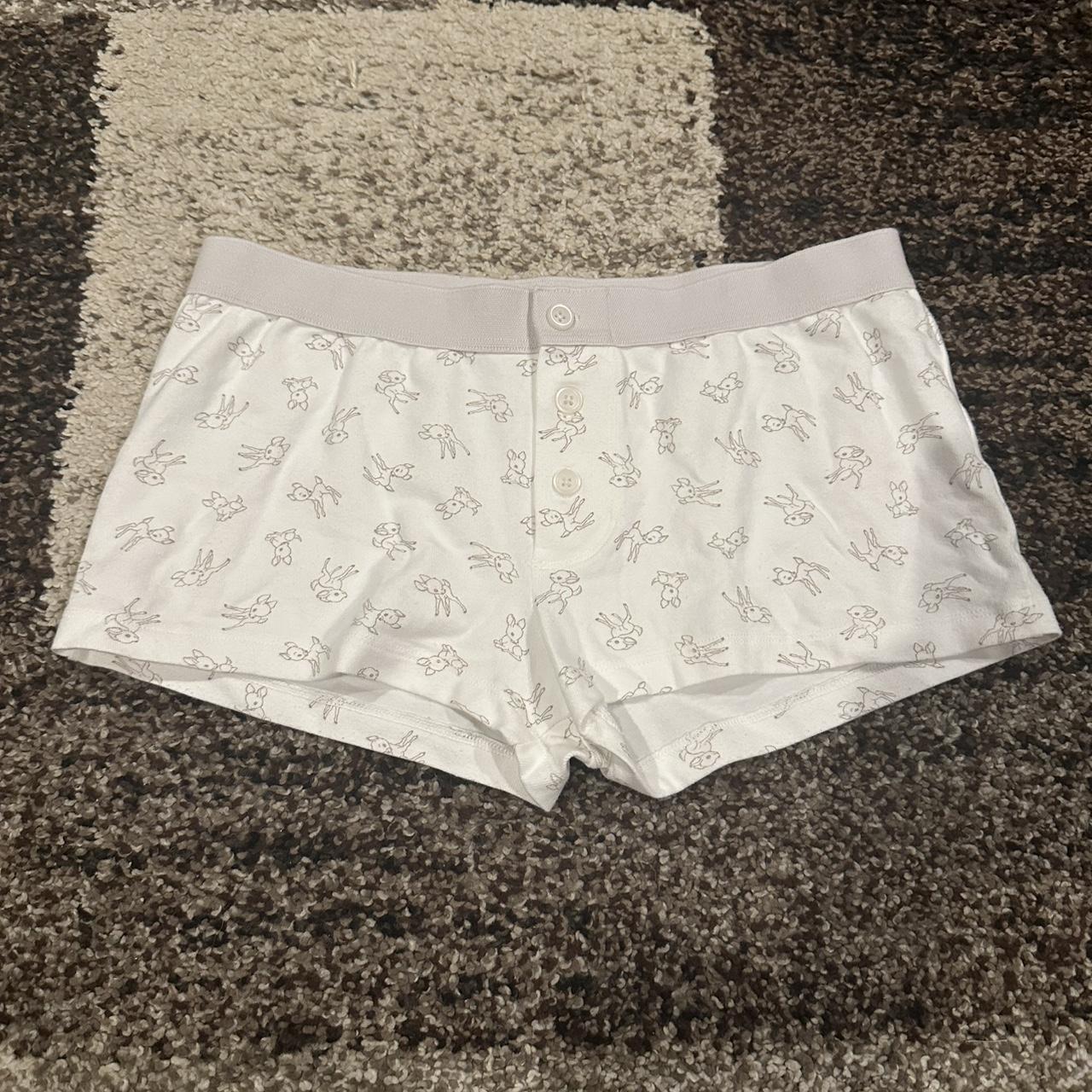 brandy melville deer boxer short- never worn... | Depop