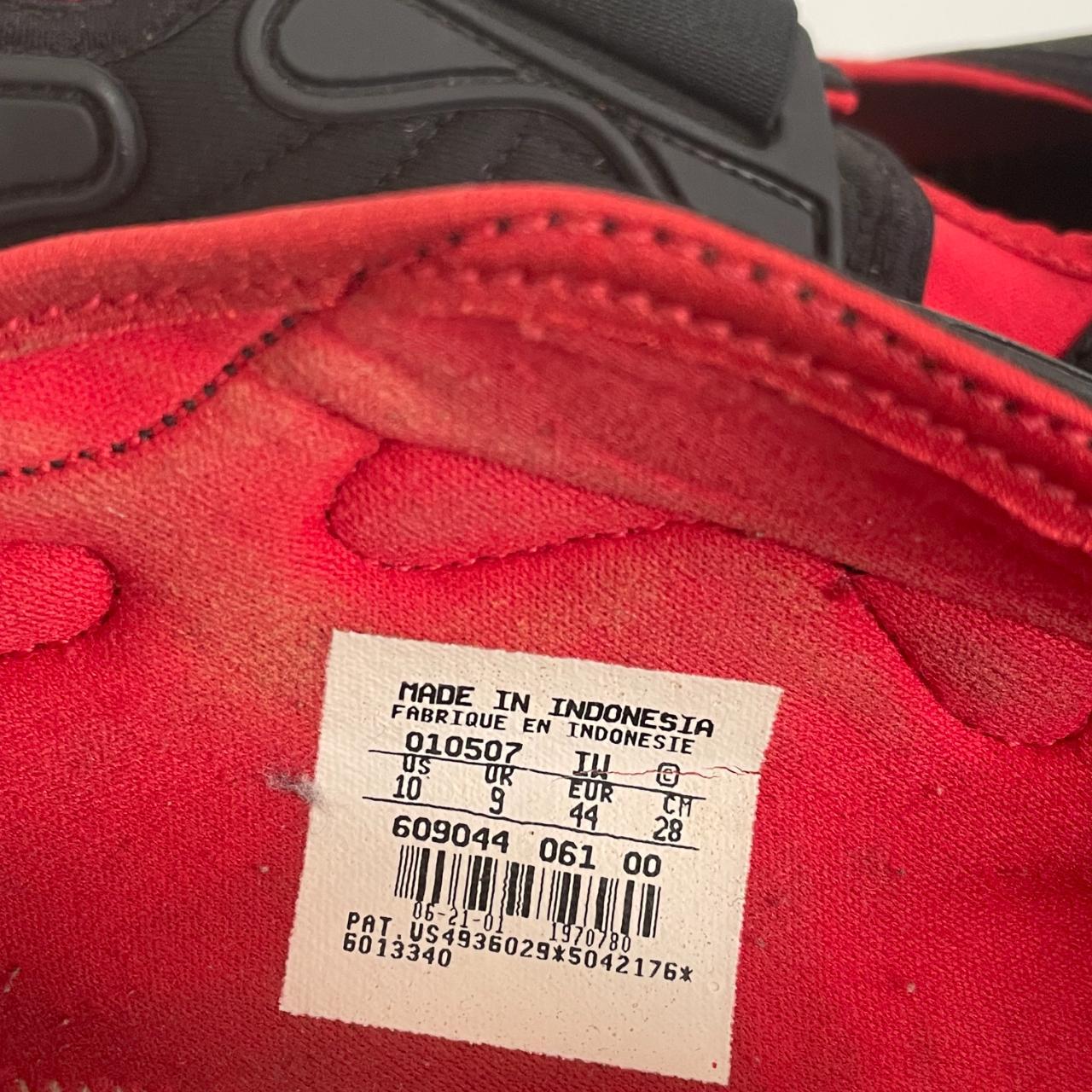 Vintage Nike Air Rift red and black split toe... - Depop