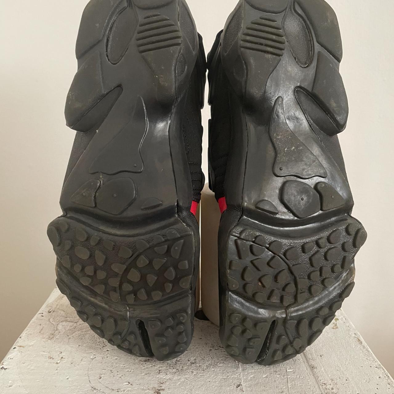 Vintage Nike Air Rift red and black split toe... - Depop