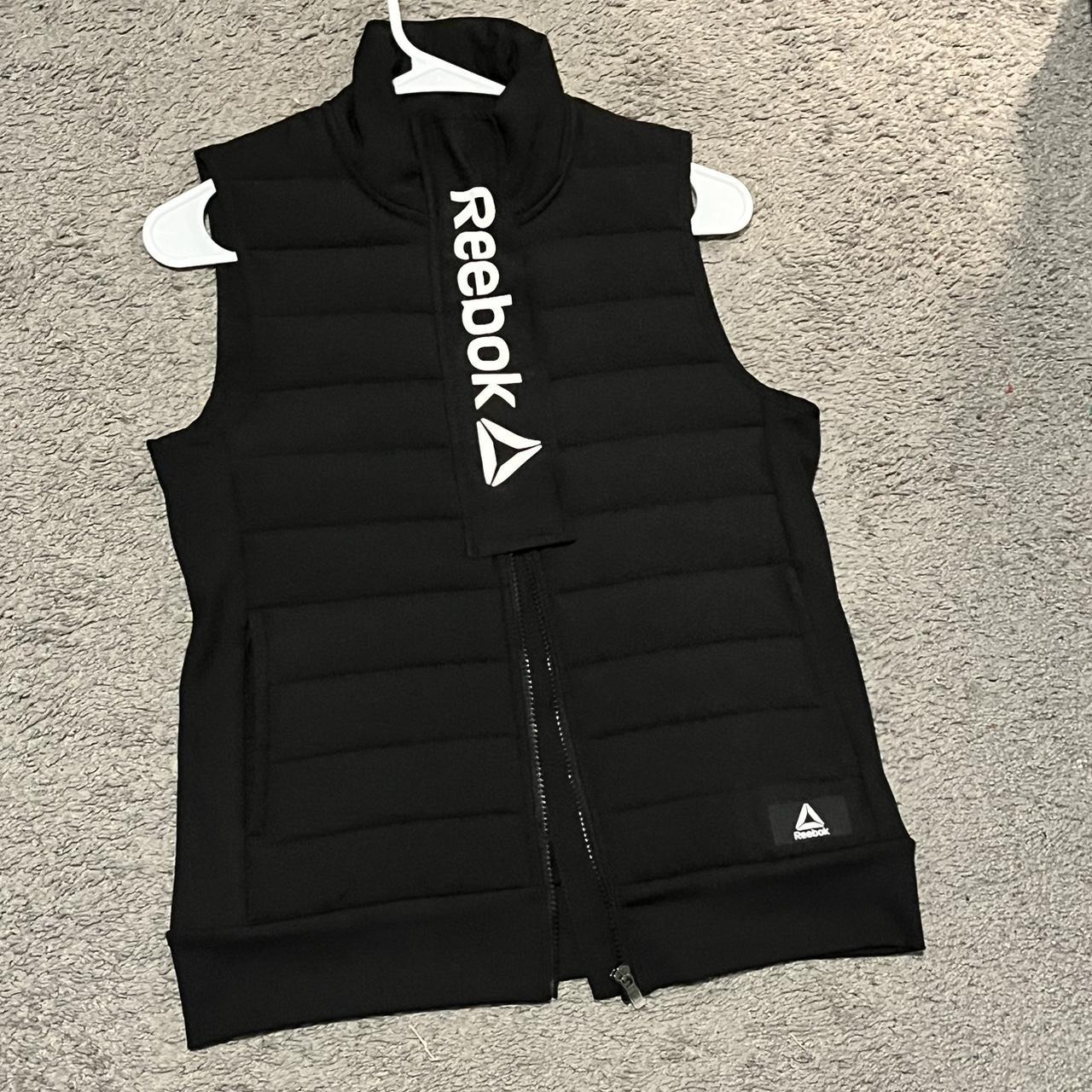 Black Reebok vest - Depop