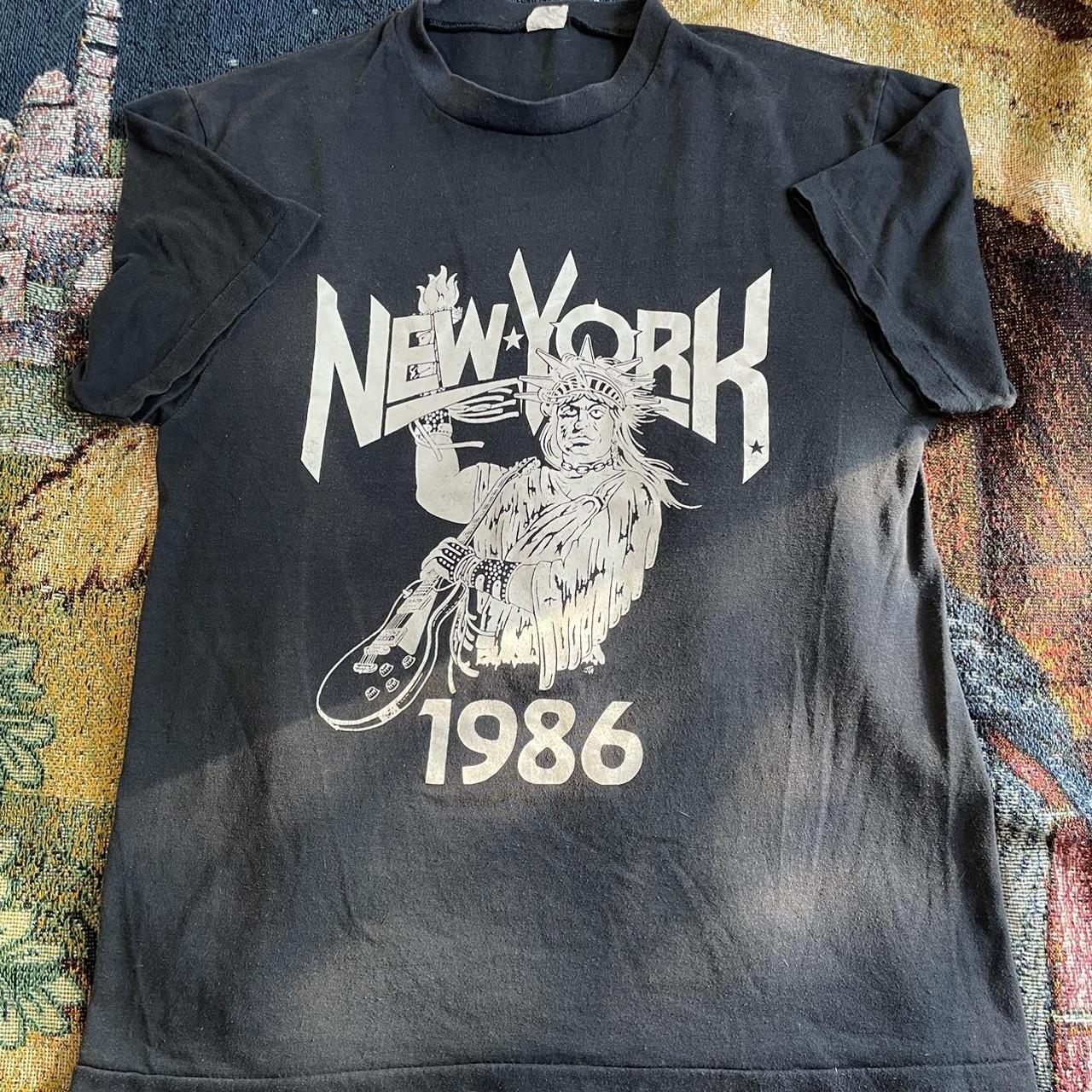 80s New York Rock and Roll tee 🗽 - Depop