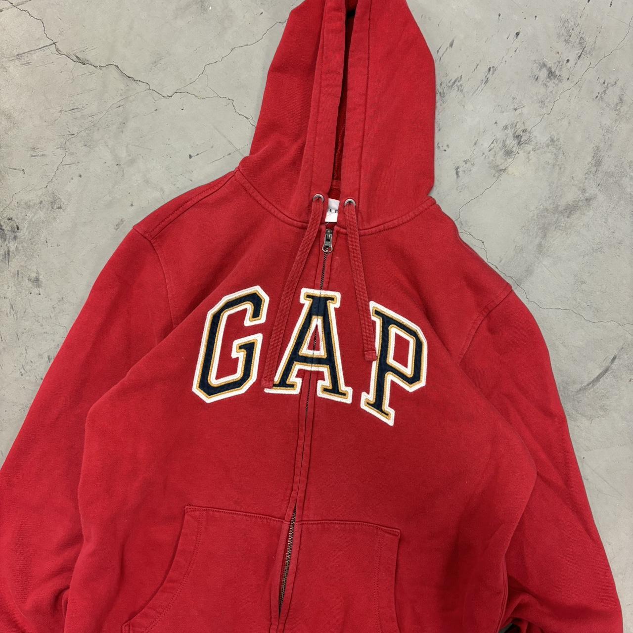 Vintage Early 00s GAP Spellout Zip Up Hoodie 🔥 - Depop