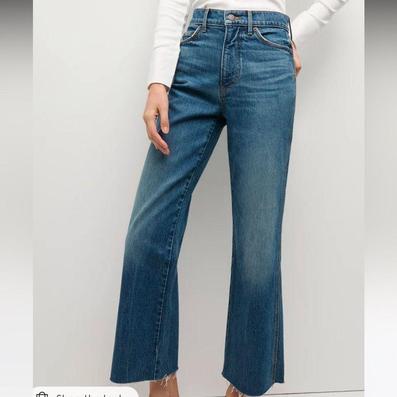 Our classic straight-leg jean, now with a raw hem.... | Depop