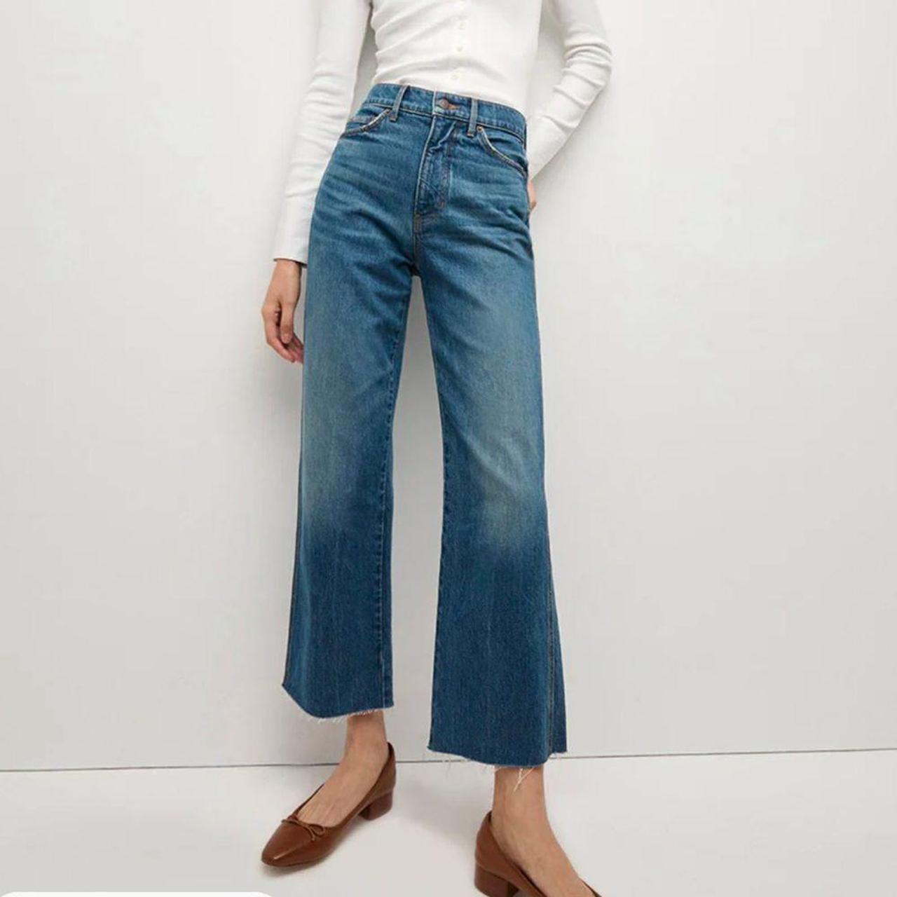 Our classic straight-leg jean, now with a raw hem.... | Depop