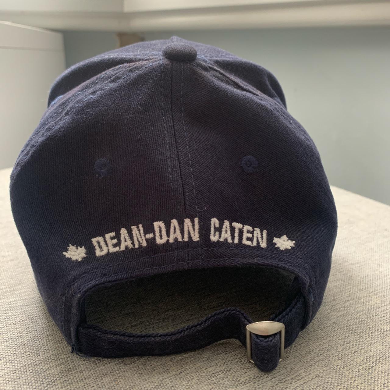 Dsquared Brotherhood Embroidered Navy Baseball Cap.... - Depop