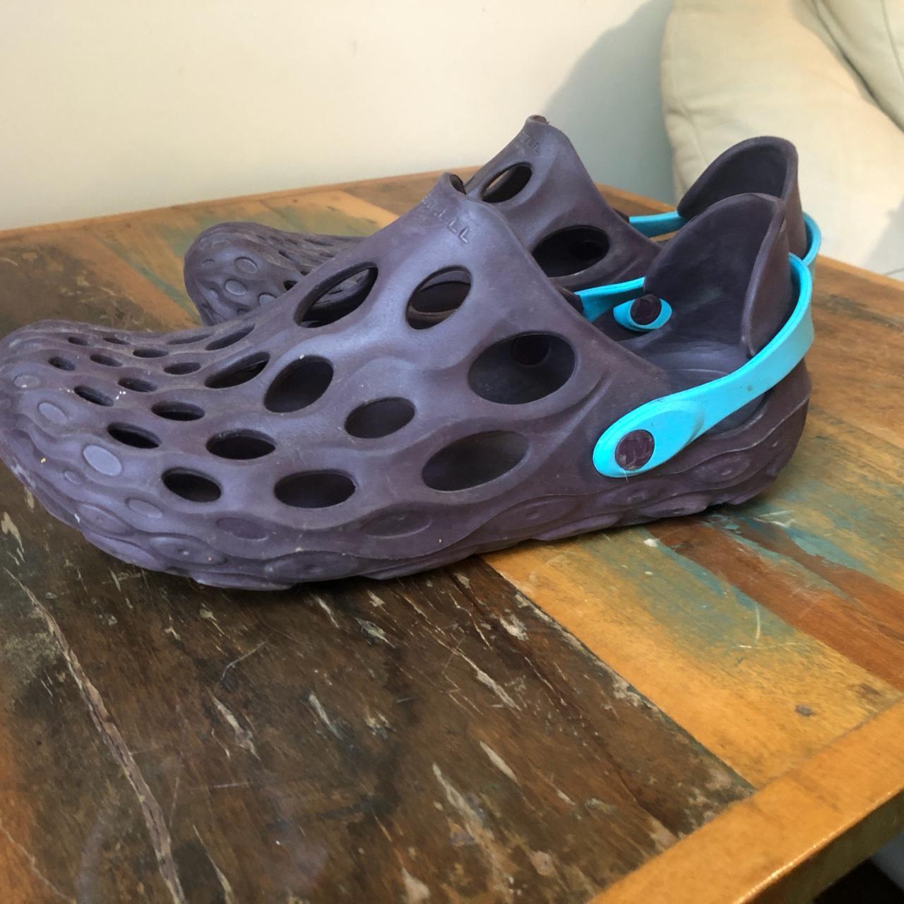 Merrell Rubber Shoes purple men’s size 8.5 women’s... - Depop