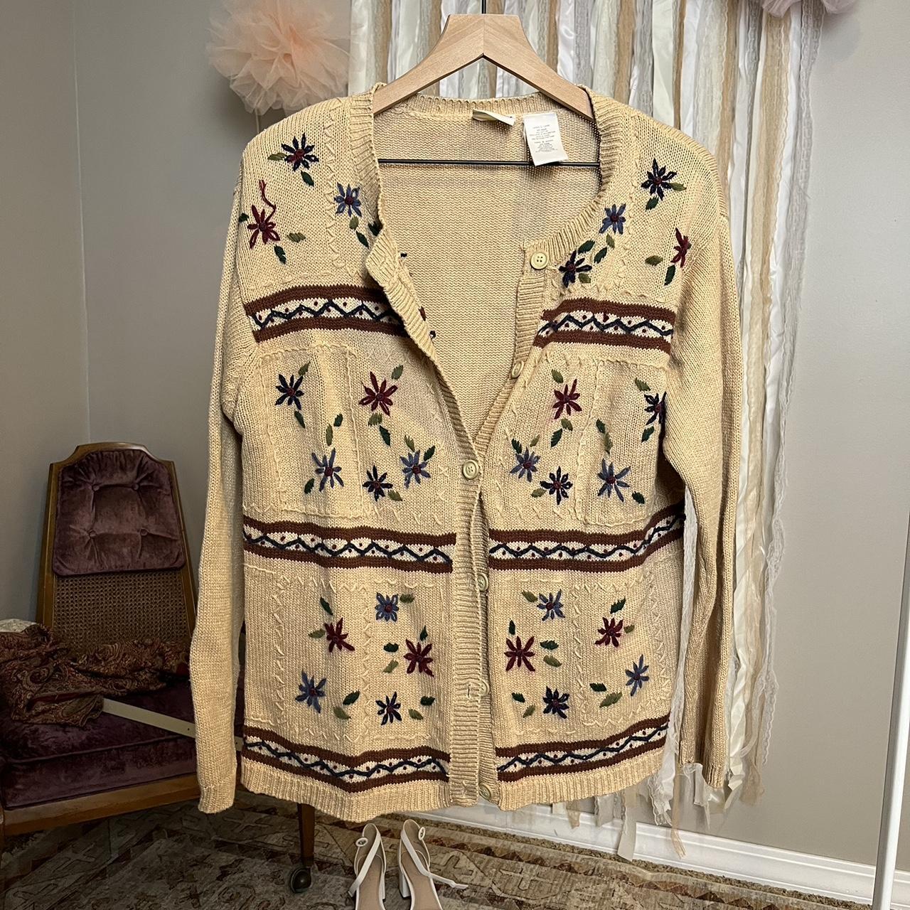 Embroidered Cardigan folklore/evermore vibes so... - Depop