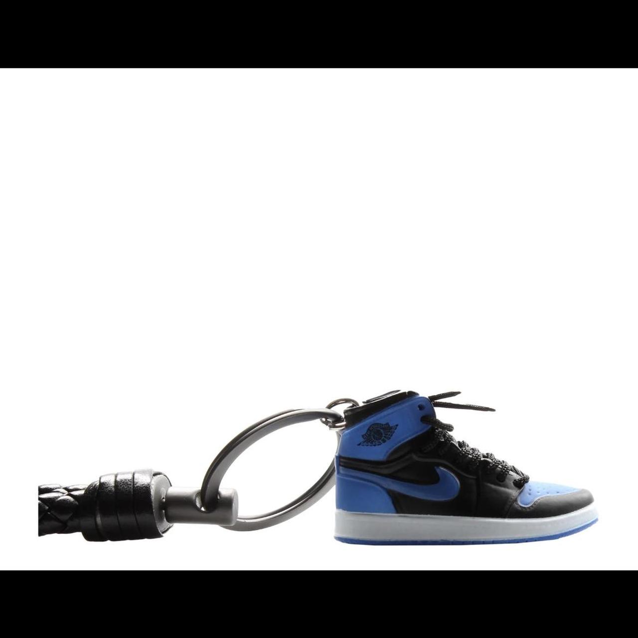 The 3D Sneaker Keychain - AJ1 Royal. The ABS Plastic... - Depop