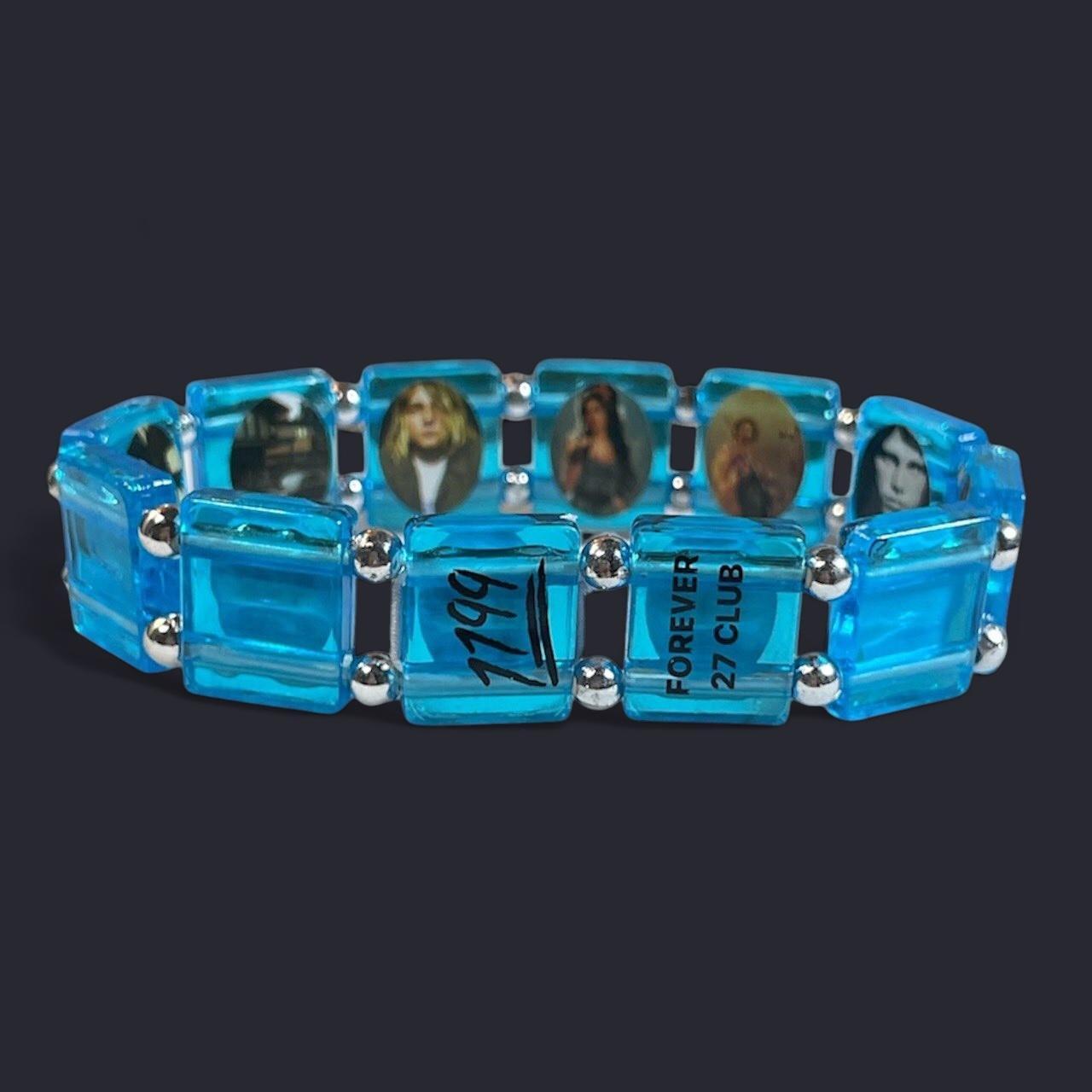 Blue Bazo 1199 Forever 27 Club Bracelet - Rare new... | Depop