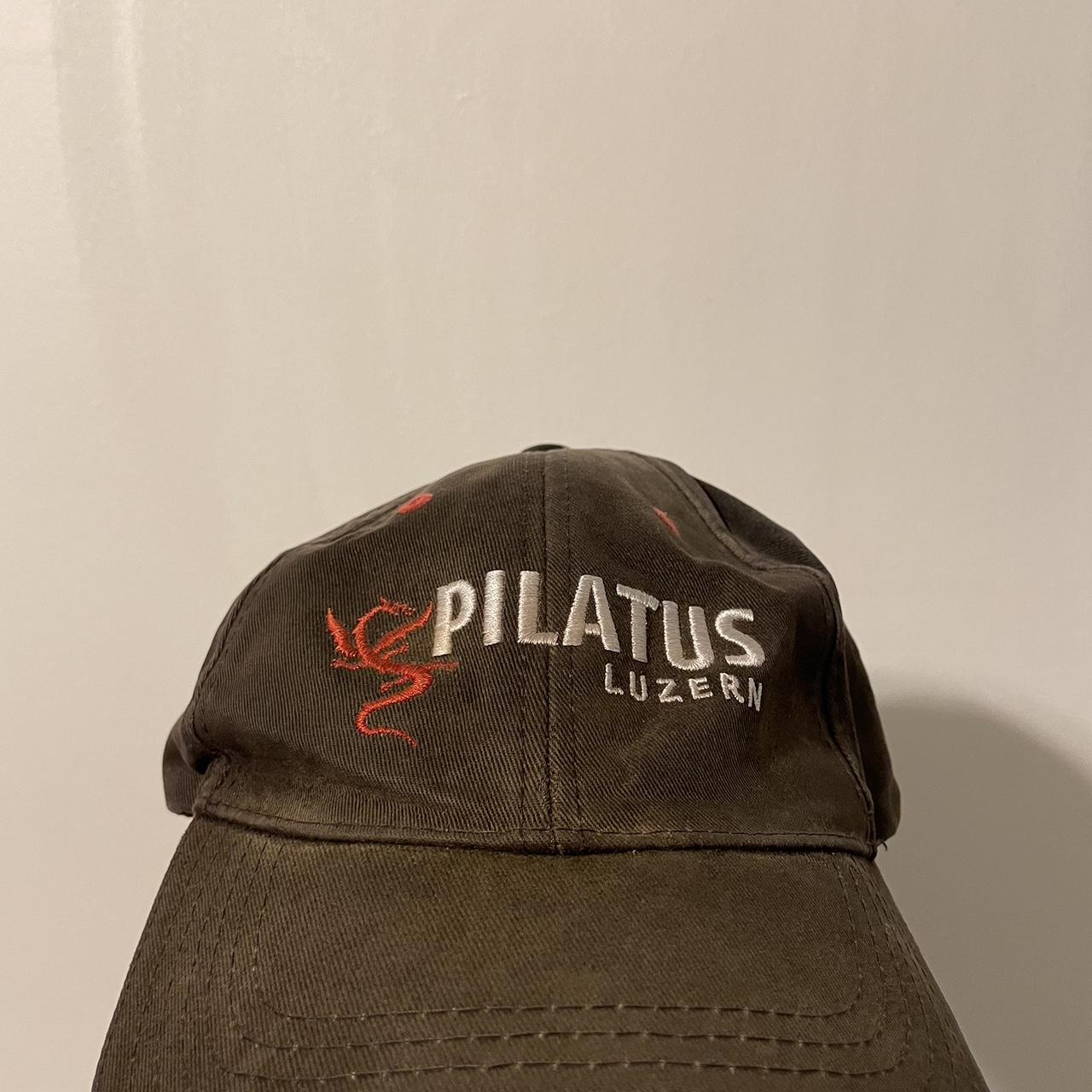 Men’s Adjustable Brown Pilatus Baseball Cap Used - Depop