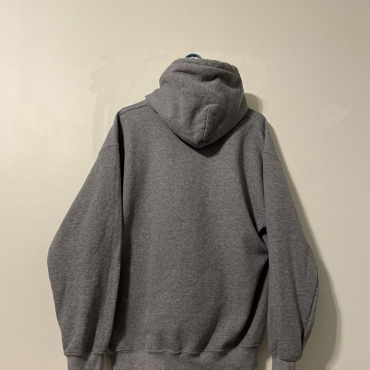 Grey Gildan Chicago Embroidered Hoodie Men’s... - Depop