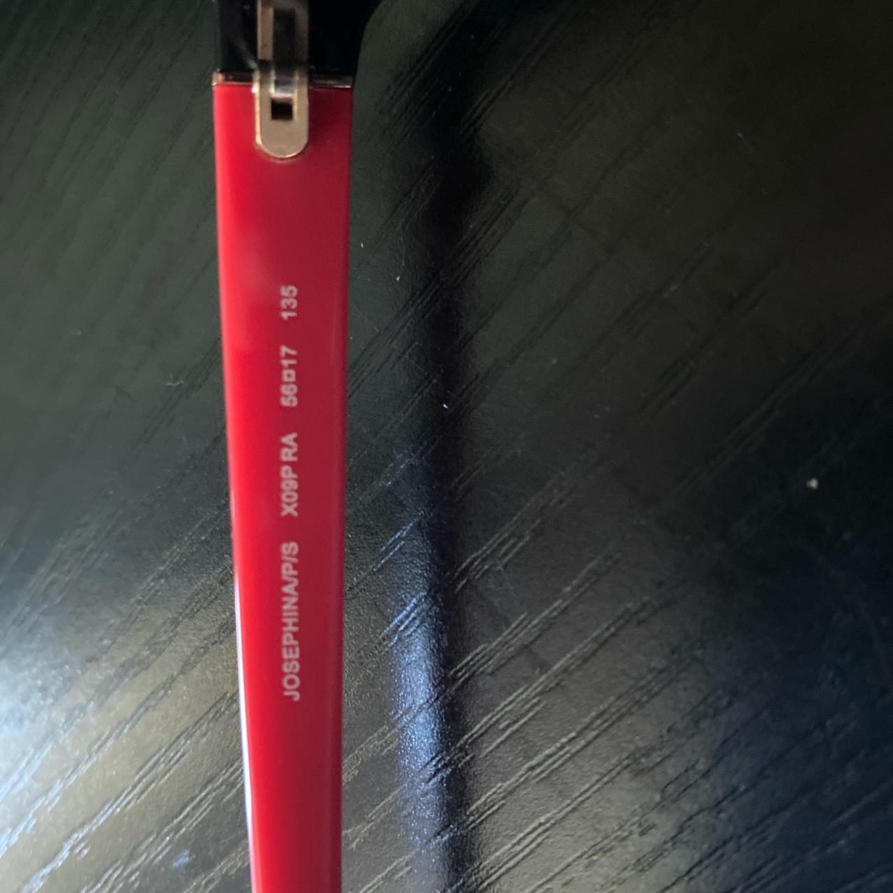 Kate Spade New York Women's Red and Black Sunglasses | Depop