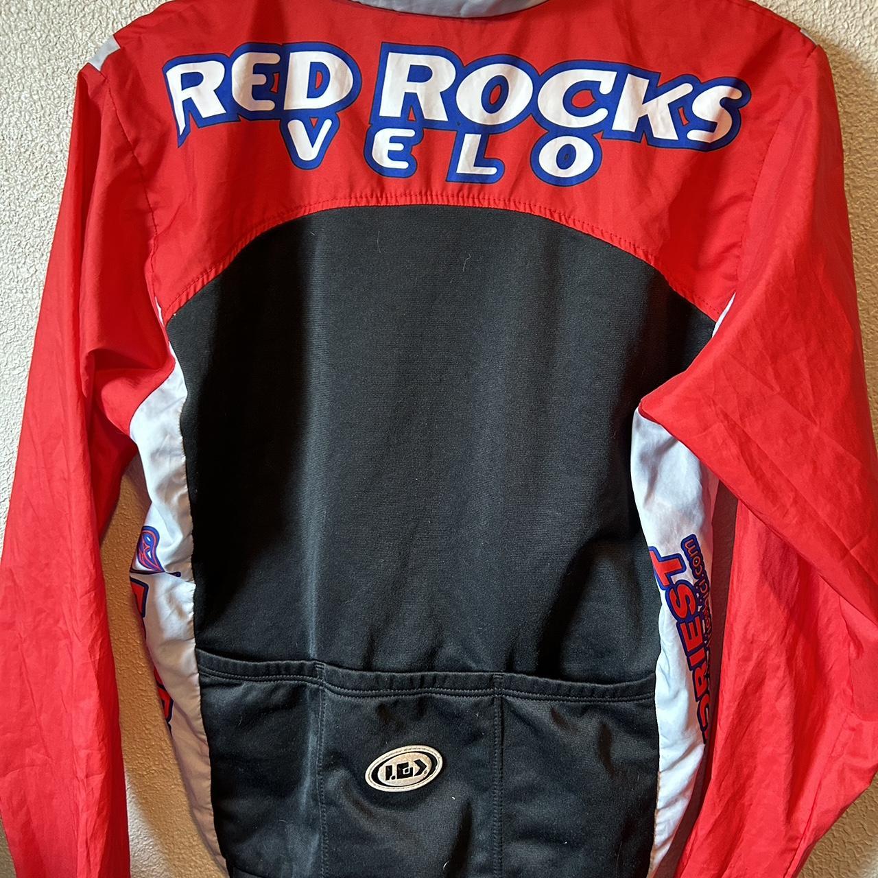 louis garneau red rocks velo jacket! size... - Depop