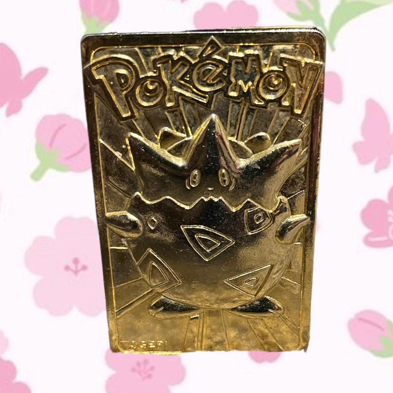 1999 BURGER KING 24K GOLD PLATED POKÉMON CARDS... - Depop