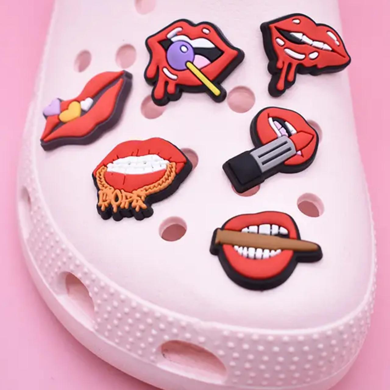 These 13 pieces stylish croc charms are girly and... - Depop