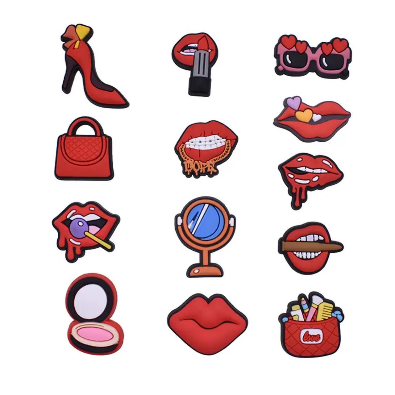 These 13 pieces stylish croc charms are girly and... - Depop