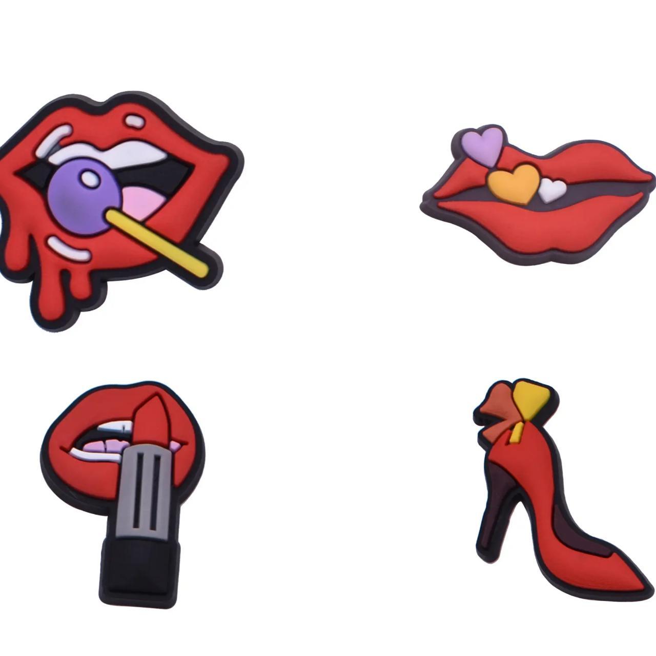 These 13 pieces stylish croc charms are girly and... - Depop