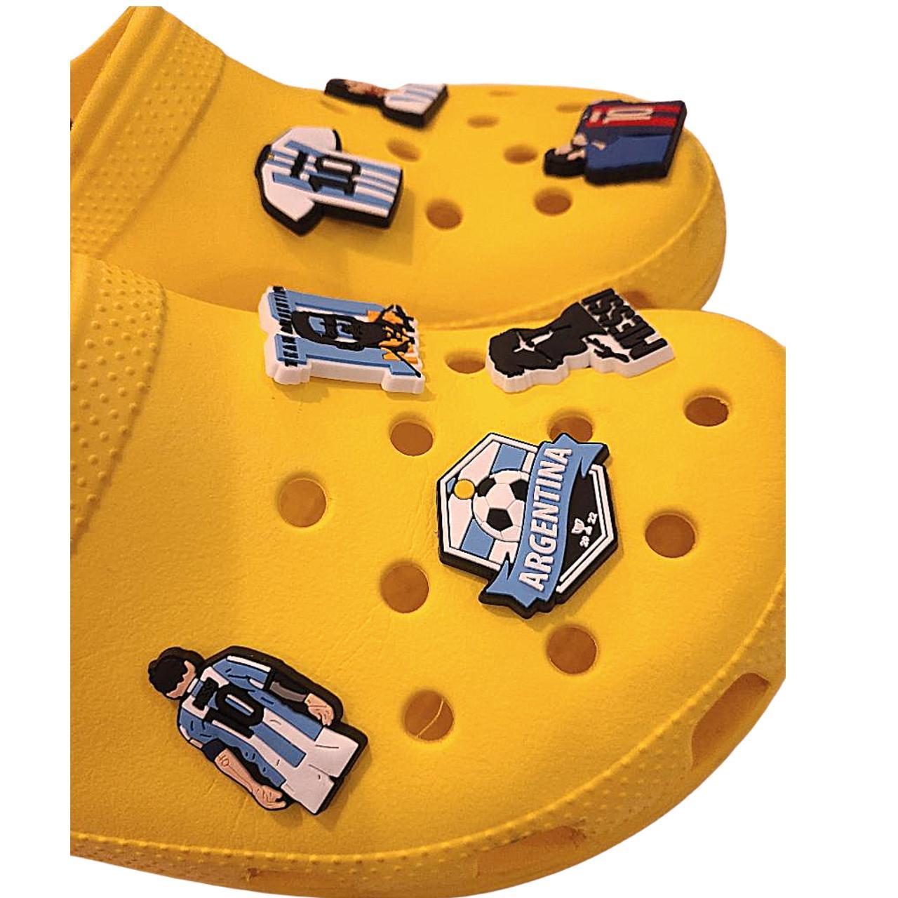 Get these cool 7 pieces of Messi Croc charms. Take... - Depop