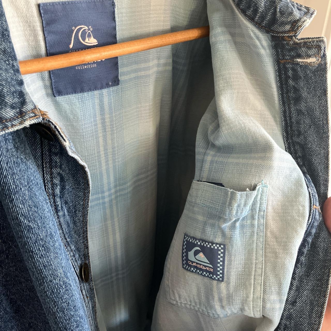 Quiksilver Originals Denim Chore Coat (color: Denim... - Depop