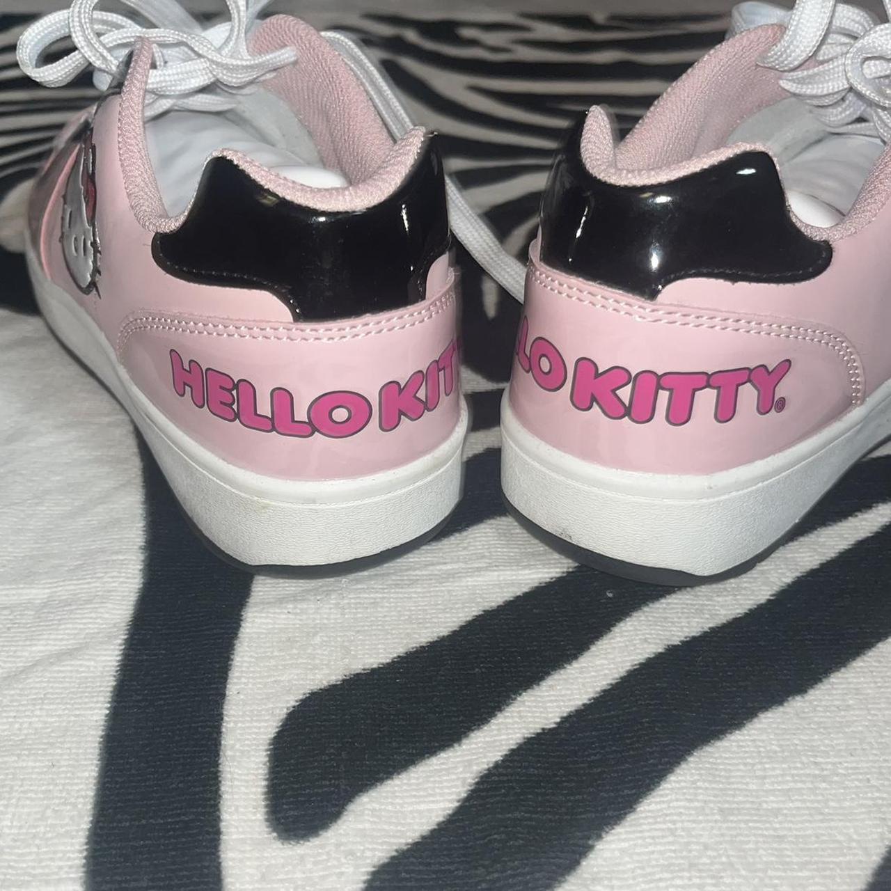 Hello Kitty pink and white sneakers Woman 8, Men... - Depop