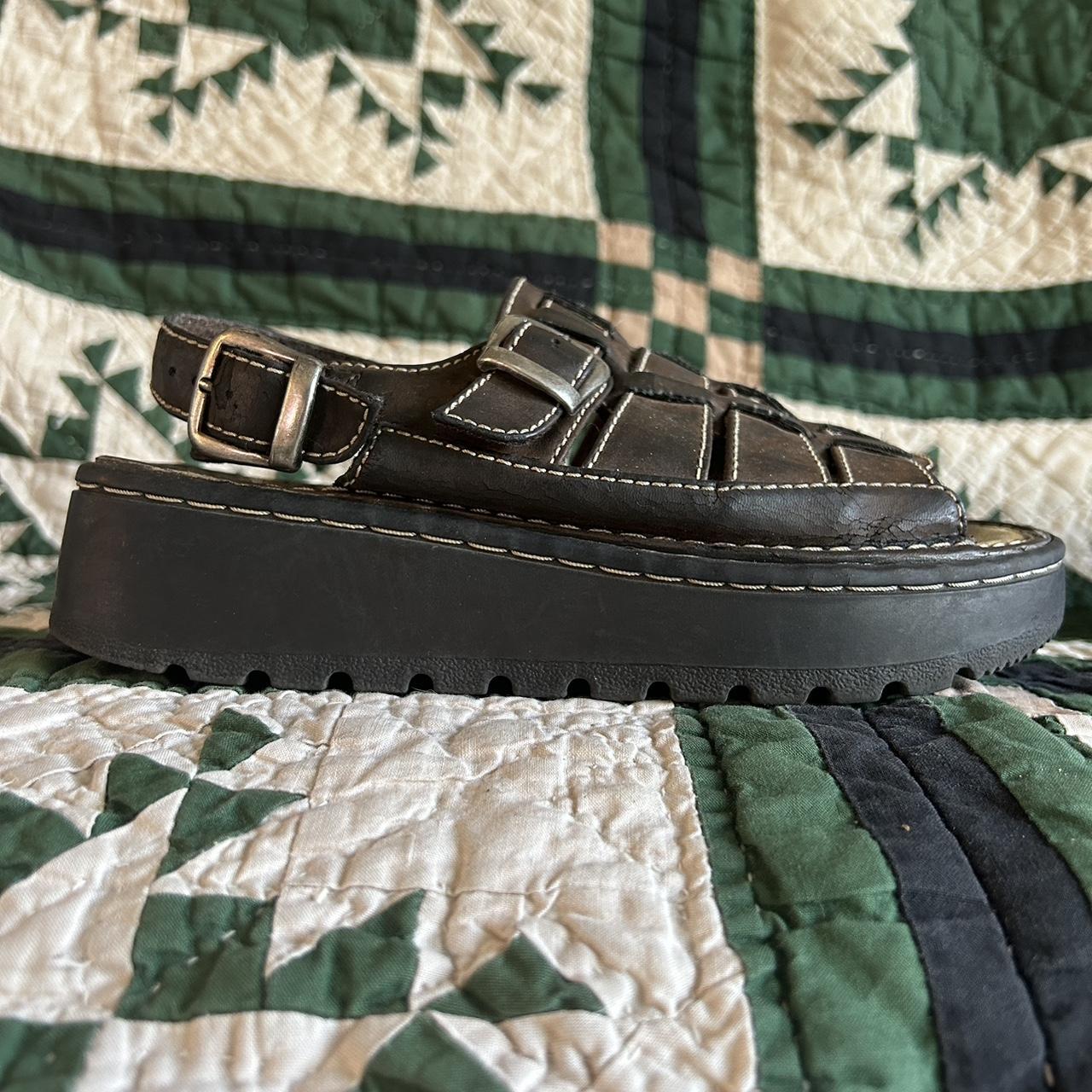 American Vintage Women's Brown Sandals | Depop