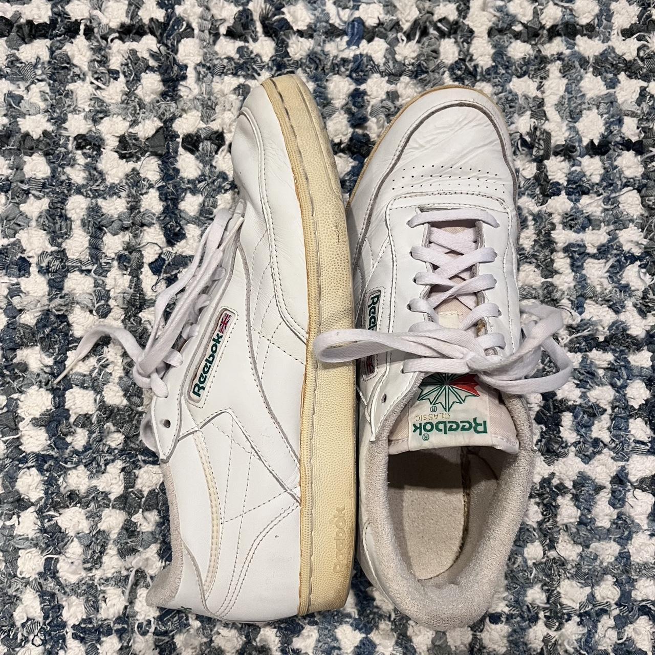 Vintage 90’s Reebok Classic Tennis shoes size 12 wm... - Depop