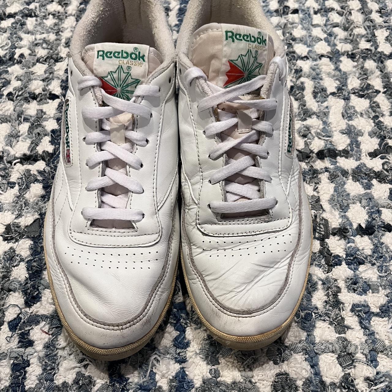 Vintage 90’s Reebok Classic Tennis shoes size 12 wm... - Depop
