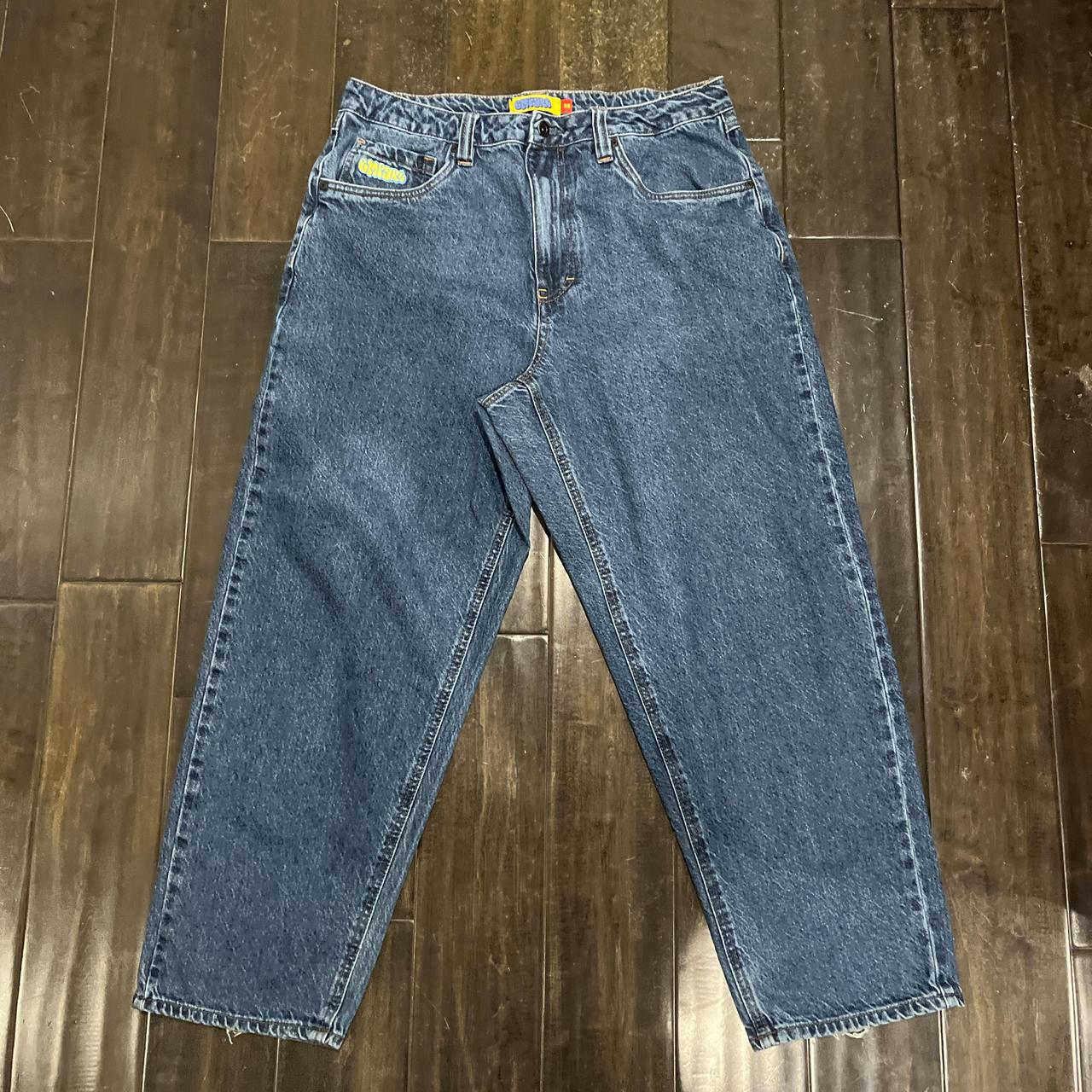 SUPER BAGGY EMPYRE ULTRA LOOSE DENIMA SKATE JEANS... - Depop