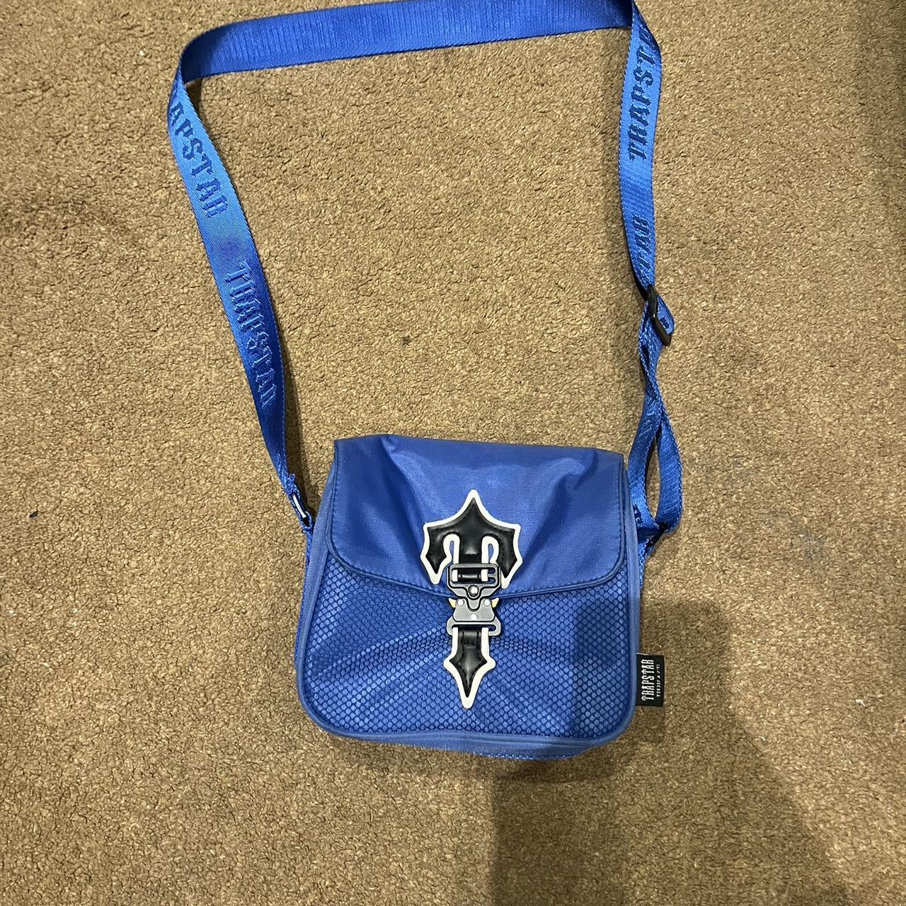 Trap star blue pouch/bag Adjustable size No tag... - Depop