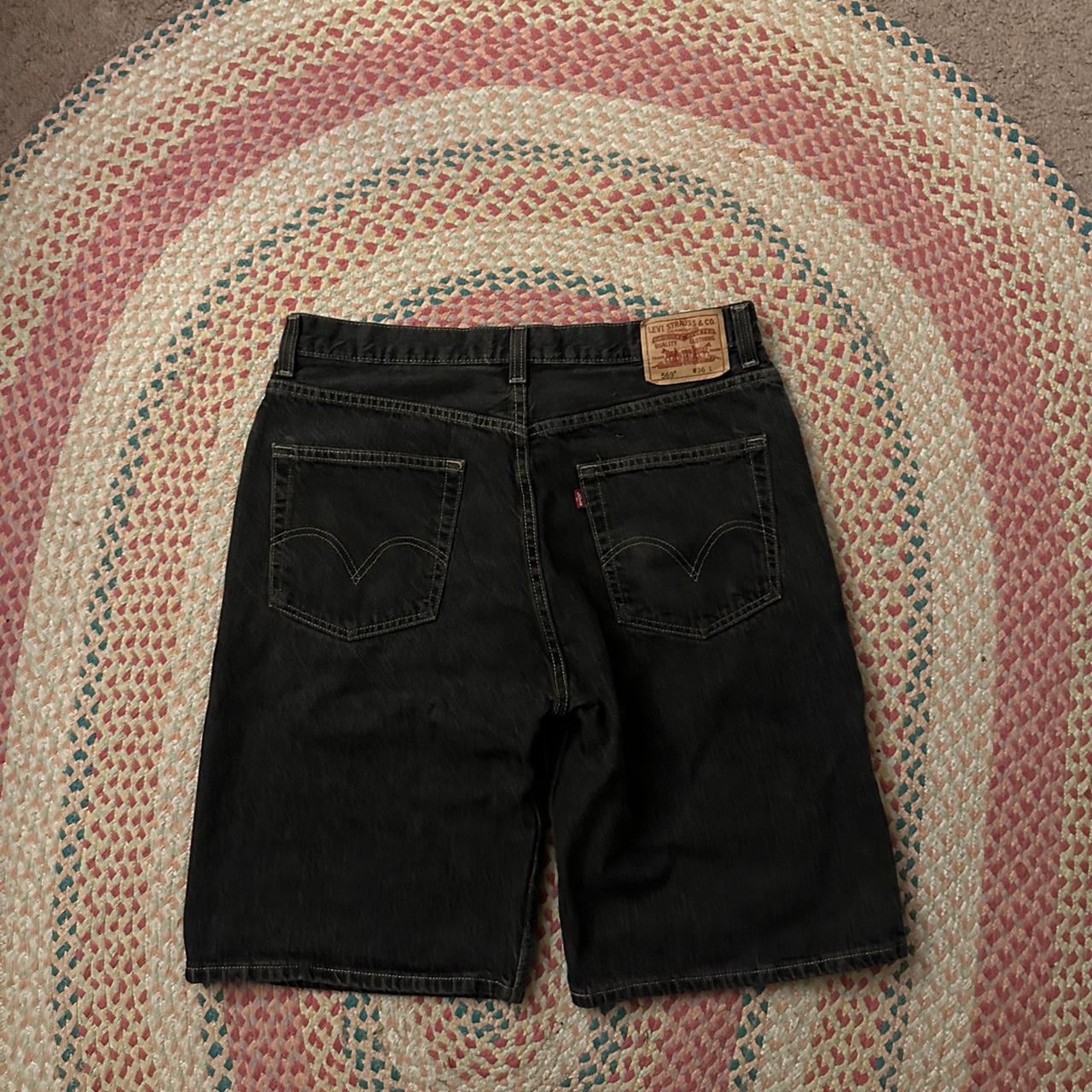 Baggy Levi Jorts baggyyyy jorts clean pairrrr size... - Depop