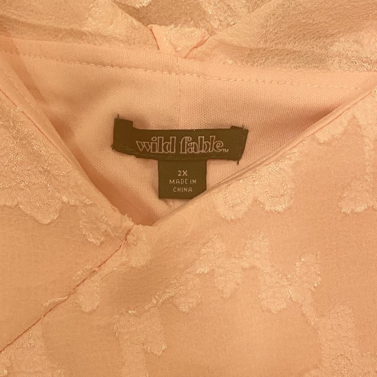 -pink wild fable ruffled maxi dress -worn once... | Depop