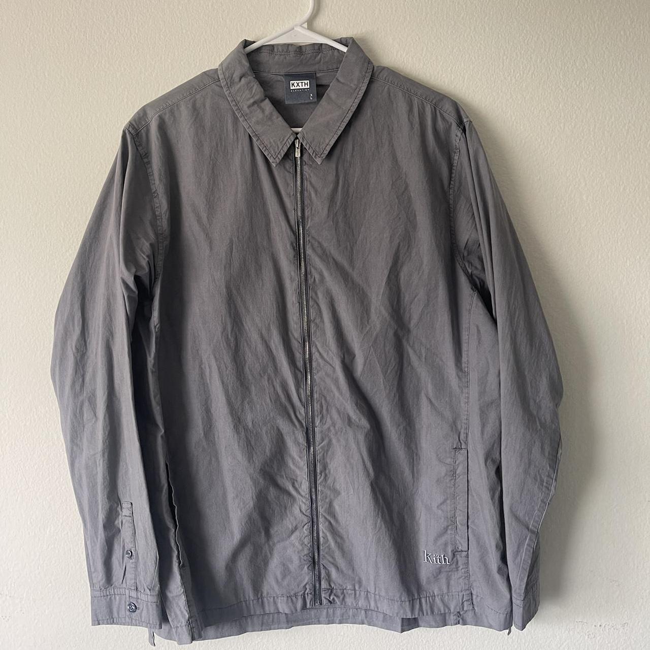 Kith Men's Grey Jacket | Depop