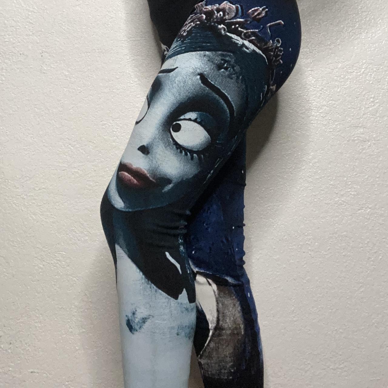 Corpse bride screen print leggings. Amazing quality... - Depop
