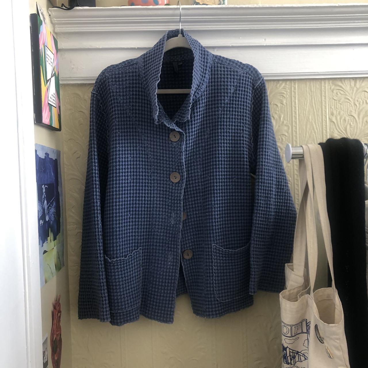 waffled jacket 100% cotton, super breezy but can... - Depop