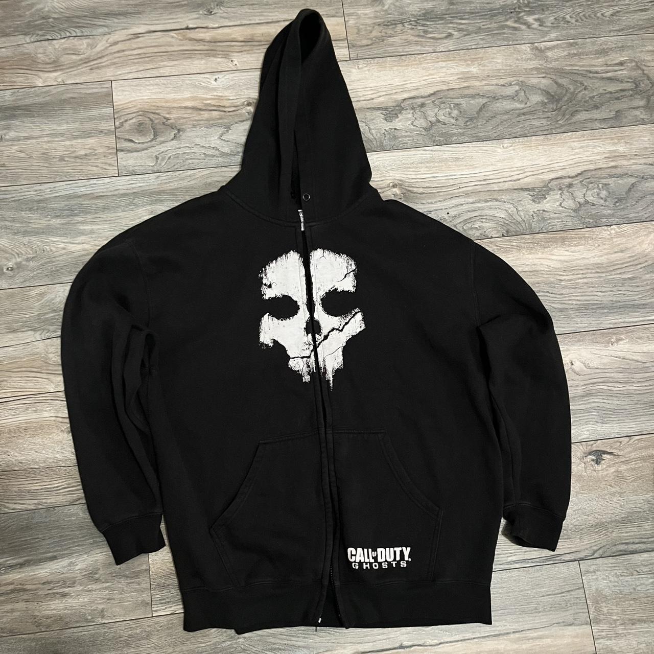 Preowned 2013 Call Of Duty Ghosts Mens Zip Up Hoodie... | Depop