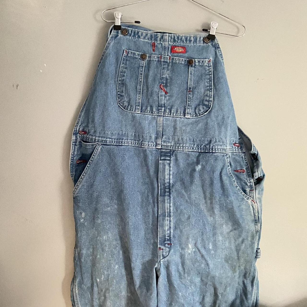 Vintage DICKIES overalls (highly distressed) - Depop