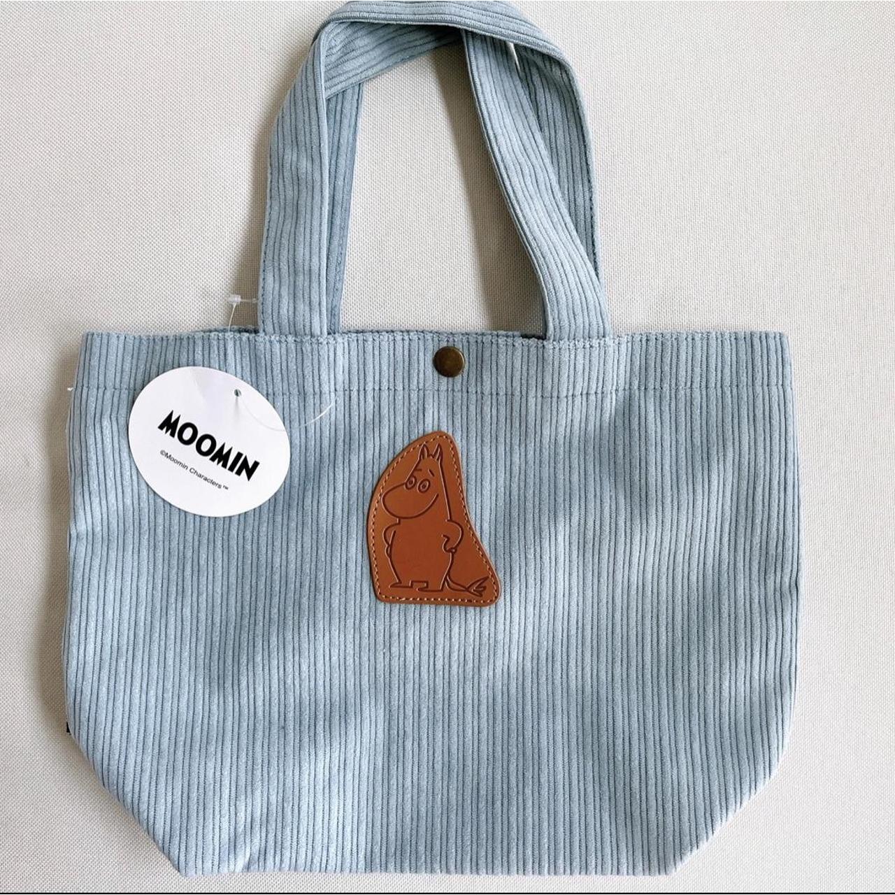 Brand New Moomin fabric handbag in blue. Only one... - Depop