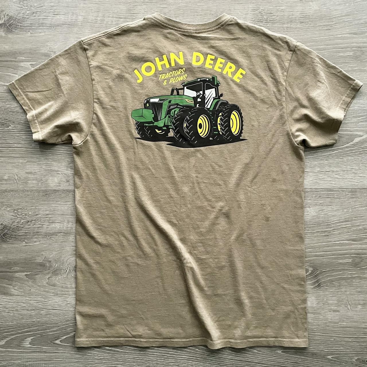 John Deere tractors & plows shirt Photos show a... - Depop