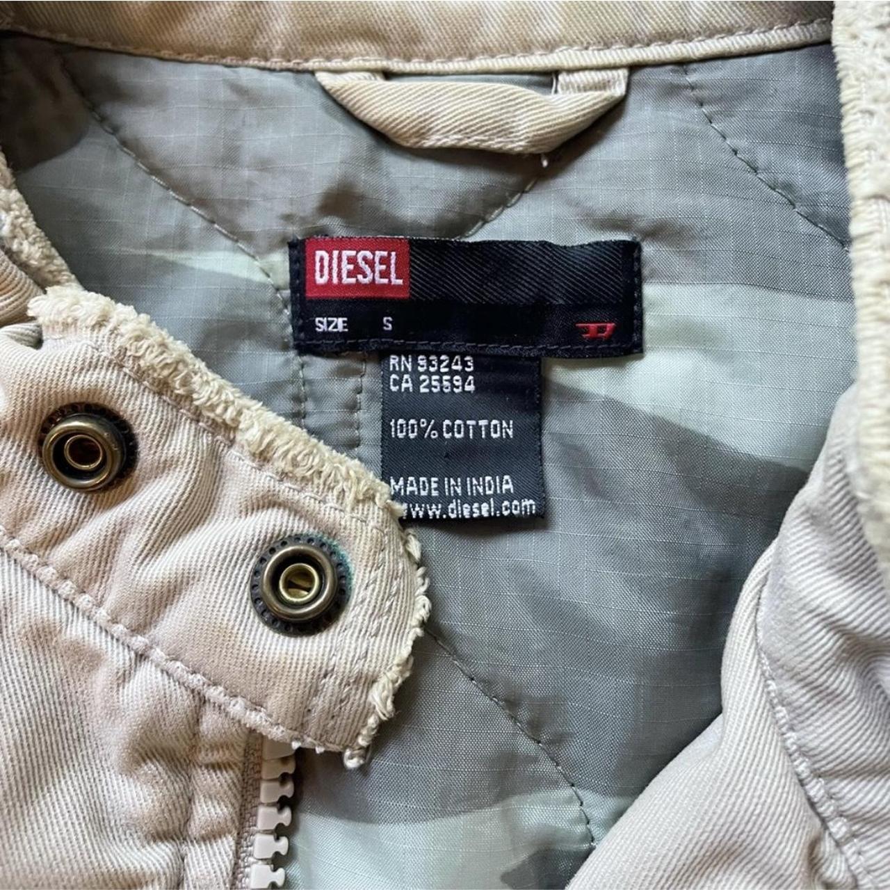 Y2K vintage Diesel biker jacket Great fitting... - Depop