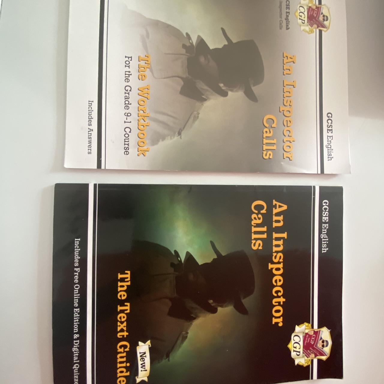 gcse an inspector calls text guide and worbook (eng... - Depop