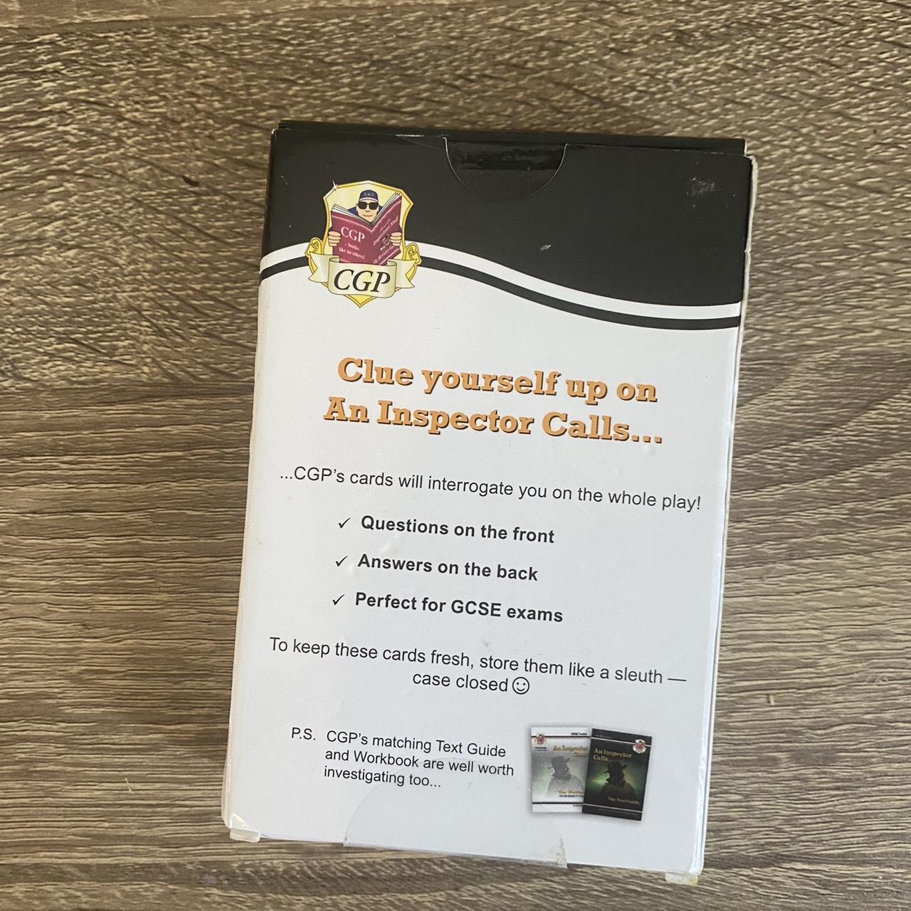 gcse an inspector calls flashcards (eng... - Depop