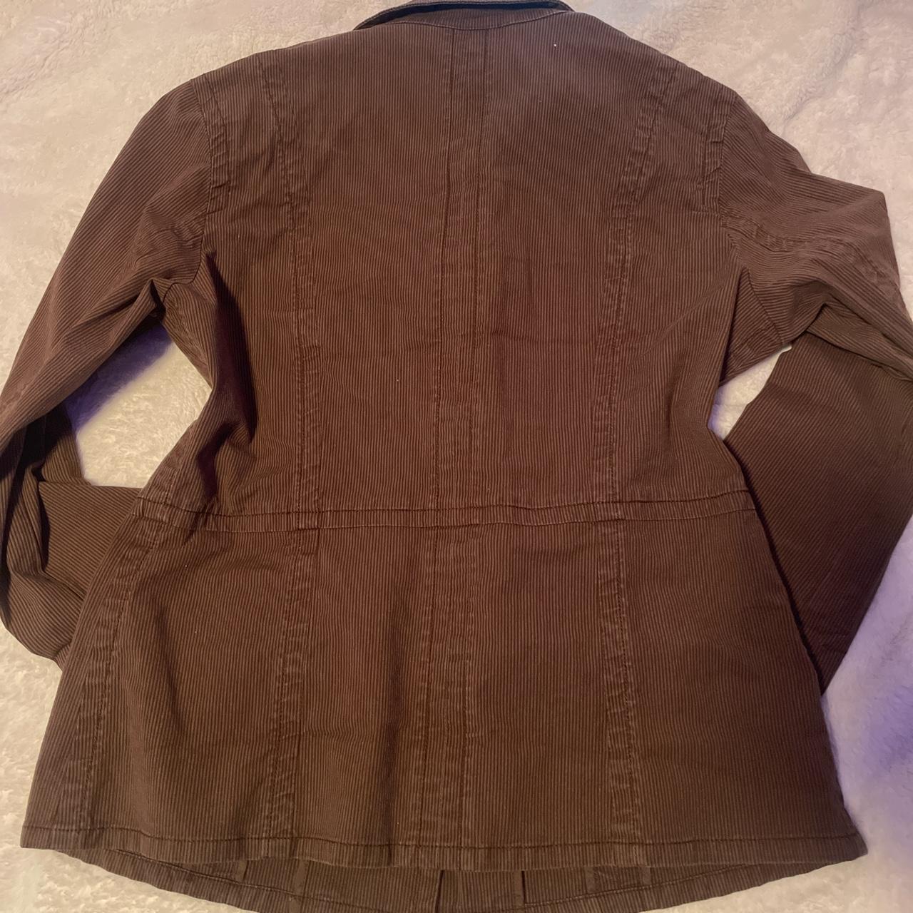 Chicos women's Jacket - Brown Button up jacket Size... - Depop