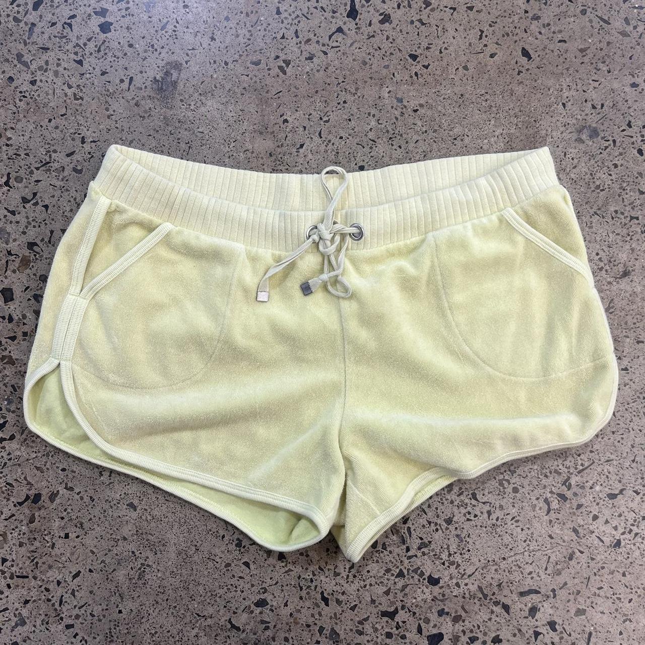 Y2K 07 Victoria secret Terri cloth yellow mini... - Depop