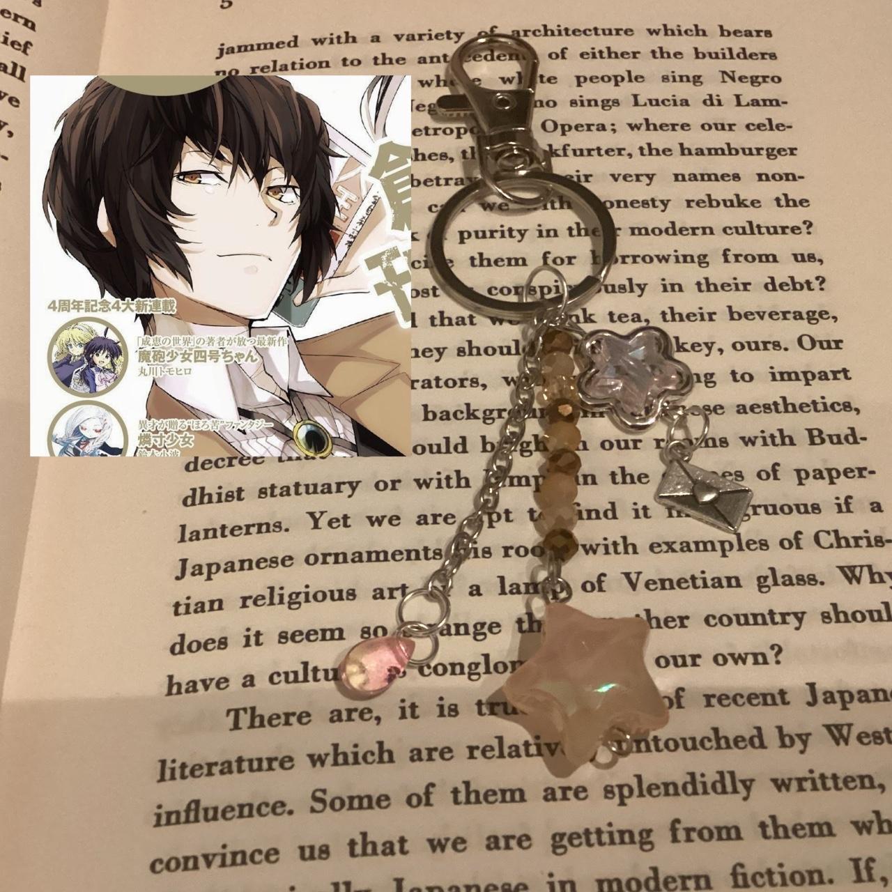 Dazai bsd (bungou stray dogs) themed keychain anime - Depop