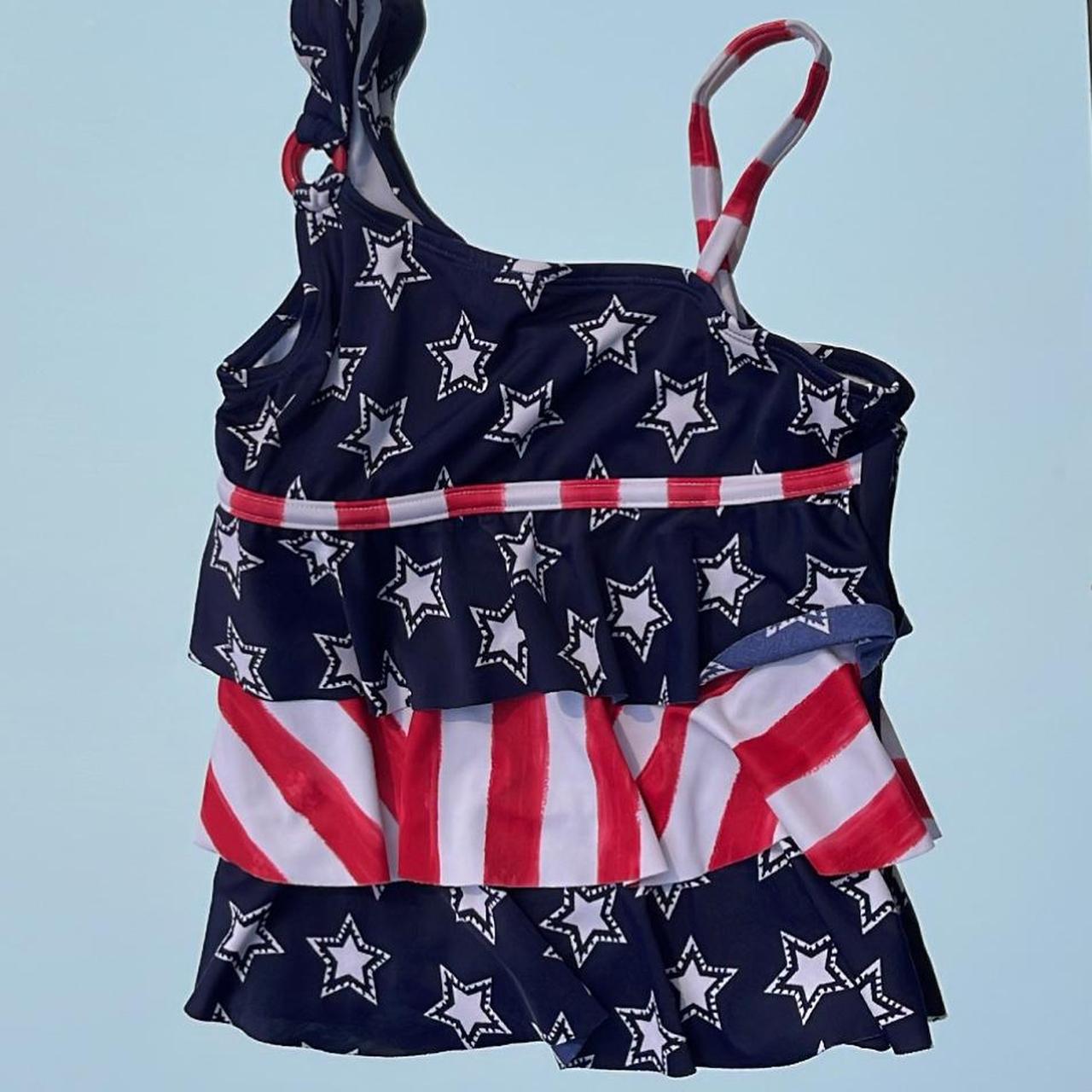 |Justice American Flag Tankini| Original Price: $14 - Depop