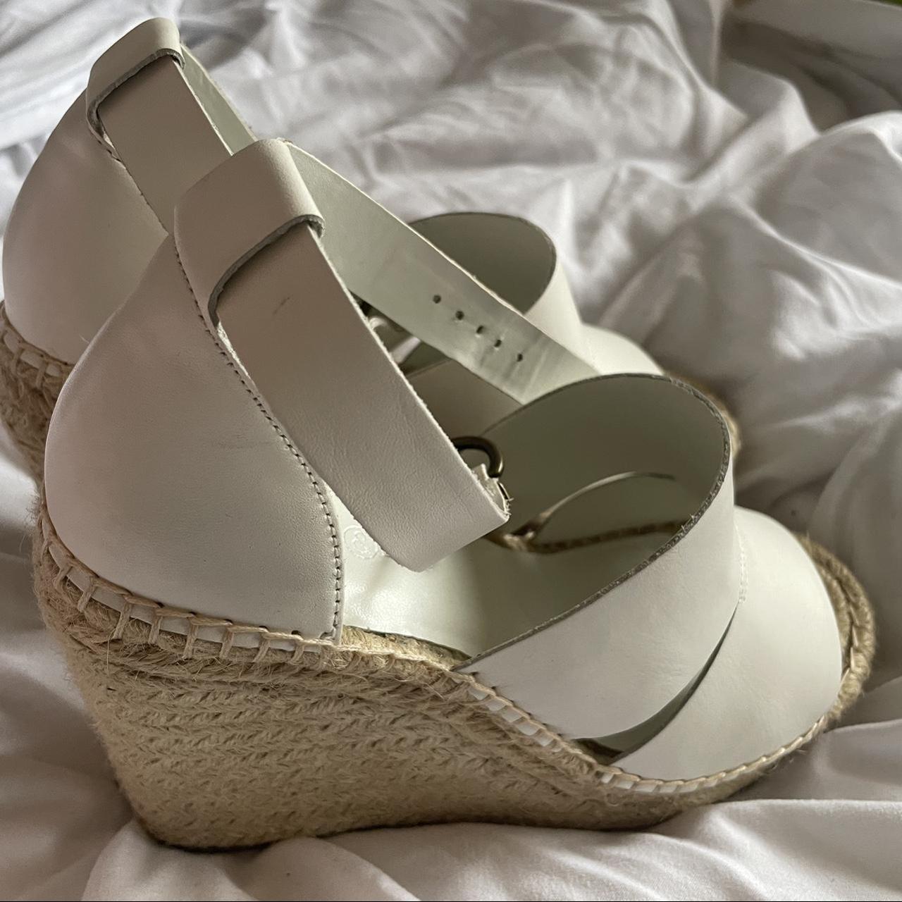 Treasure & Bond Women's White Espadrilles | Depop