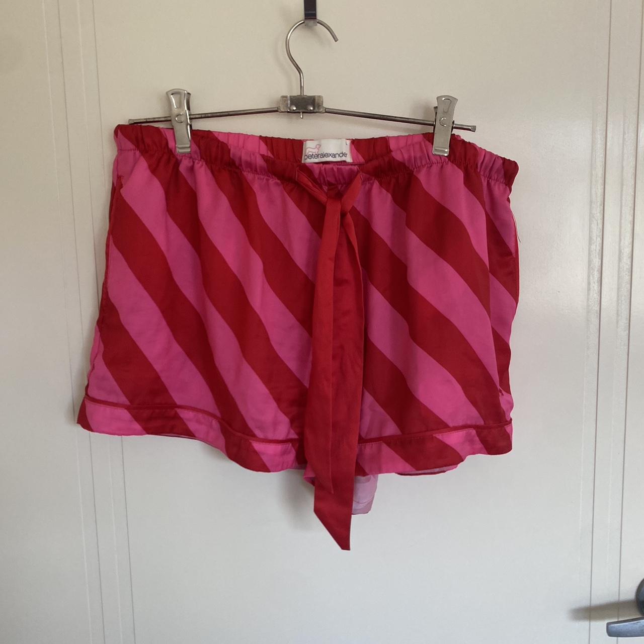 large/medium striped hot pink Peter Alexander pj... - Depop