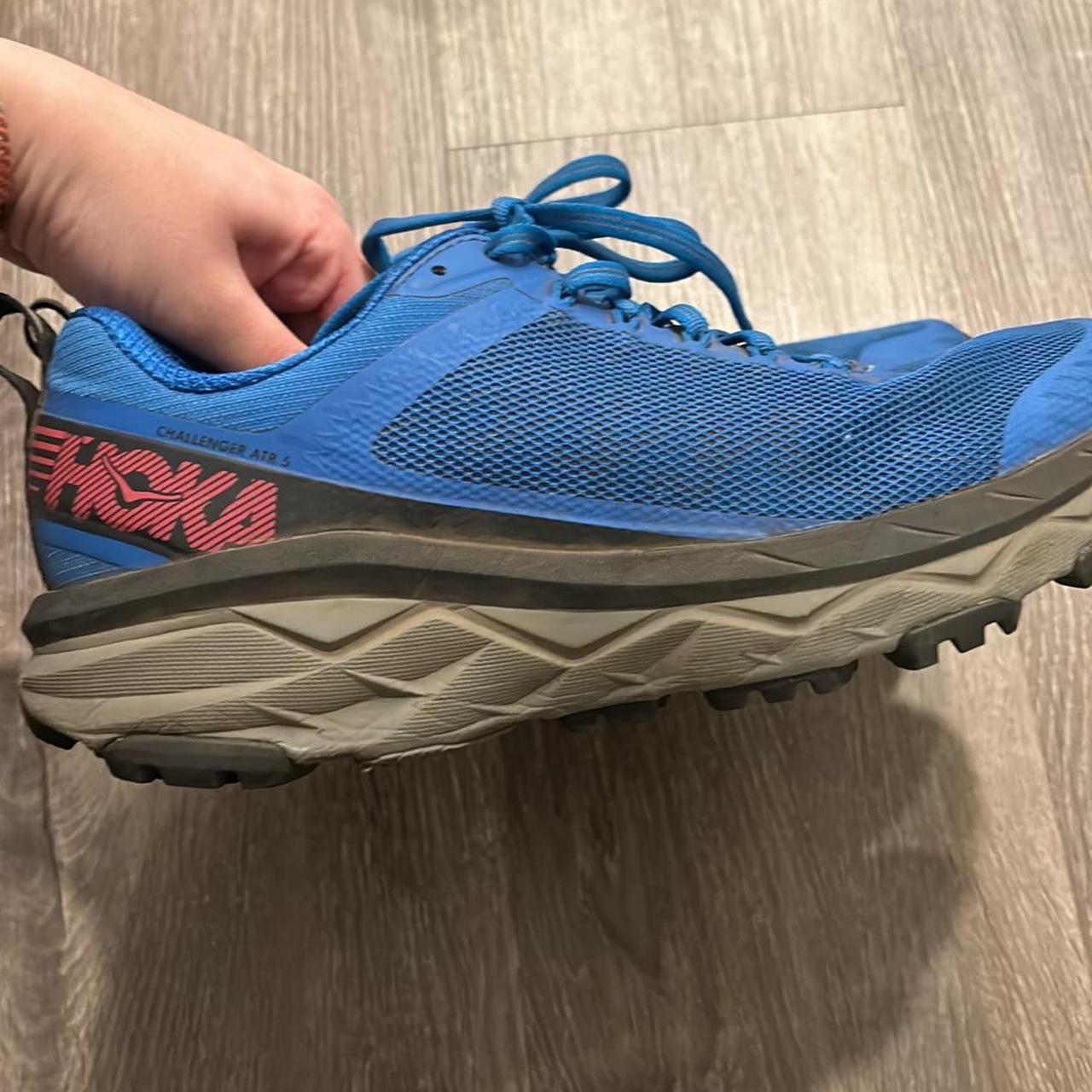 Hoka One One Blue Running Shoes #hoka - Depop