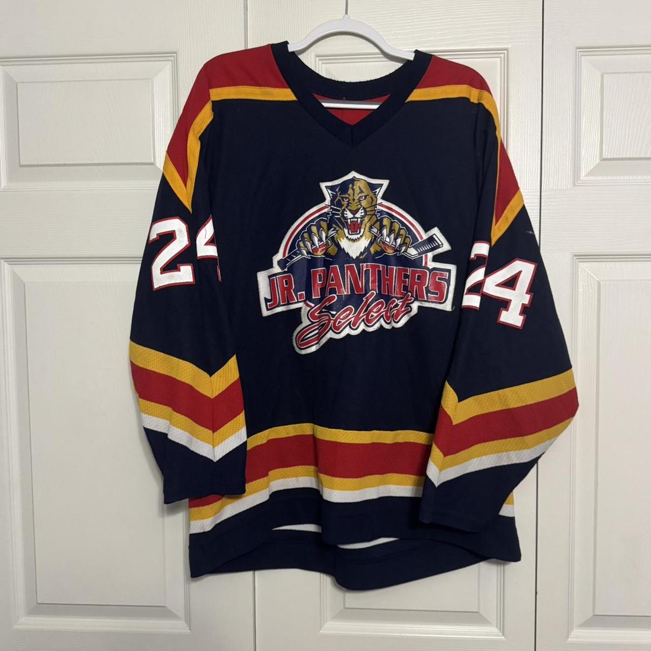 vintage florida jr panthers hockey jersey | Depop