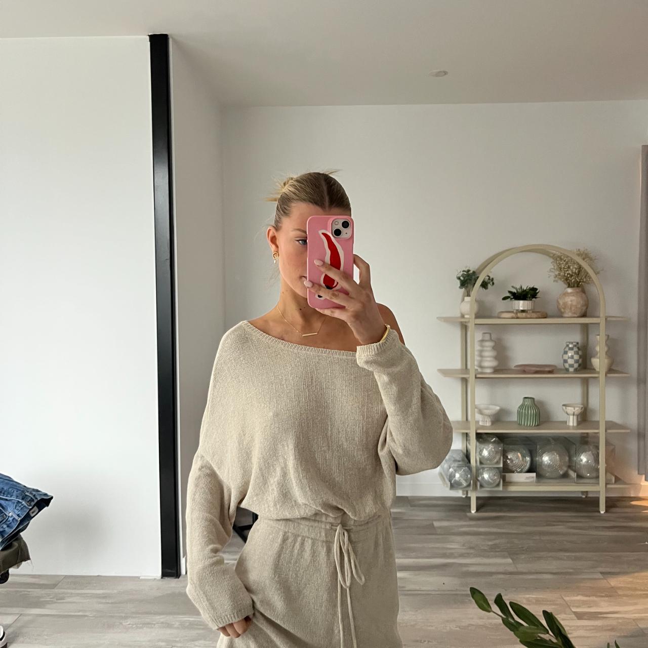 SEVEN WONDERS (RUNAWAY) OFF SHOULDER KNIT MINI SIZE... | Depop